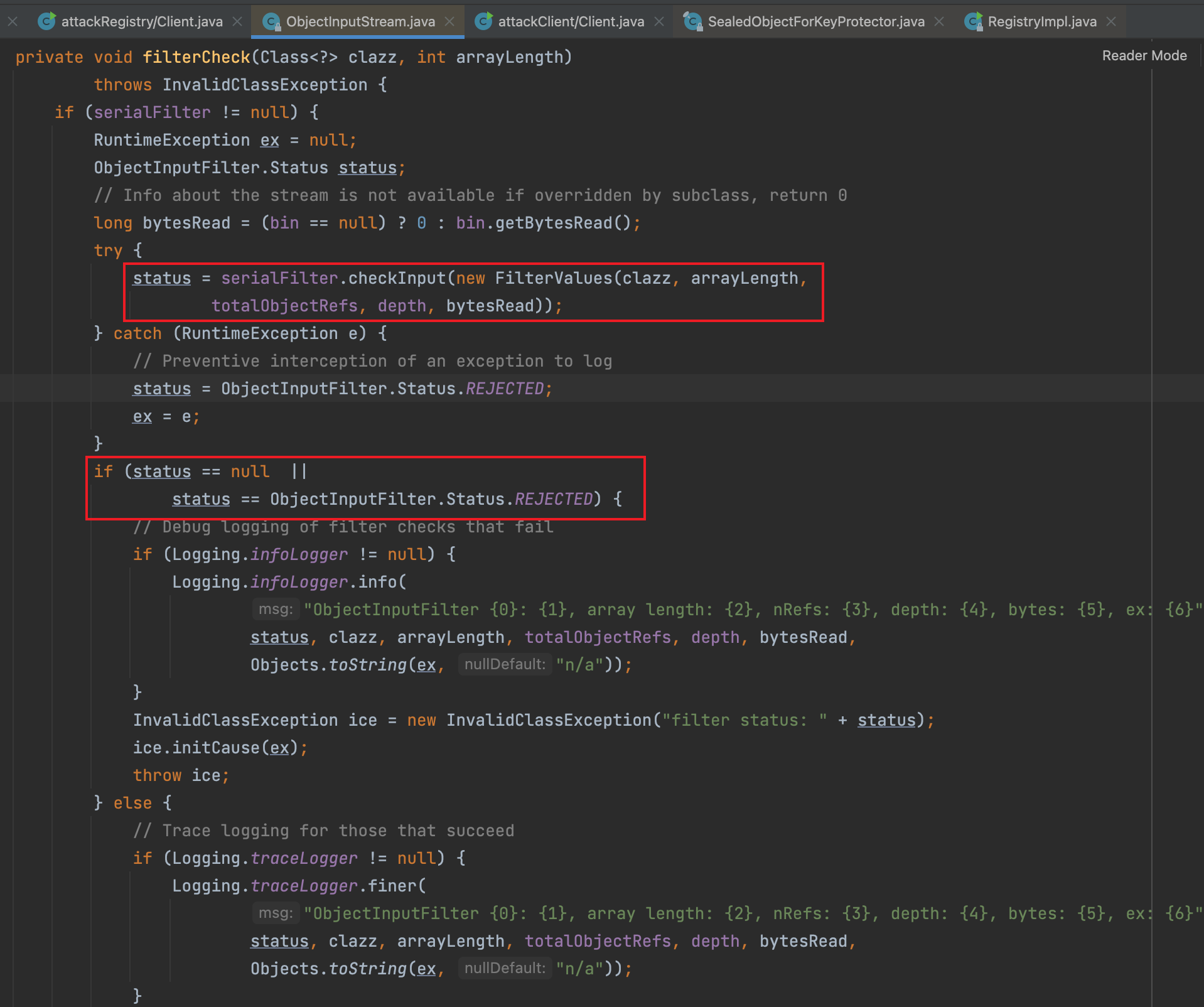 Java RMI 攻击分析（二）ByPass JEP290